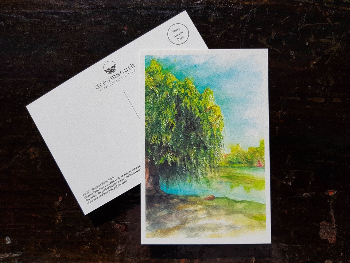 Willow Tree Postcard / Toronto Art / Toronto Themed Postcards | Etsy
