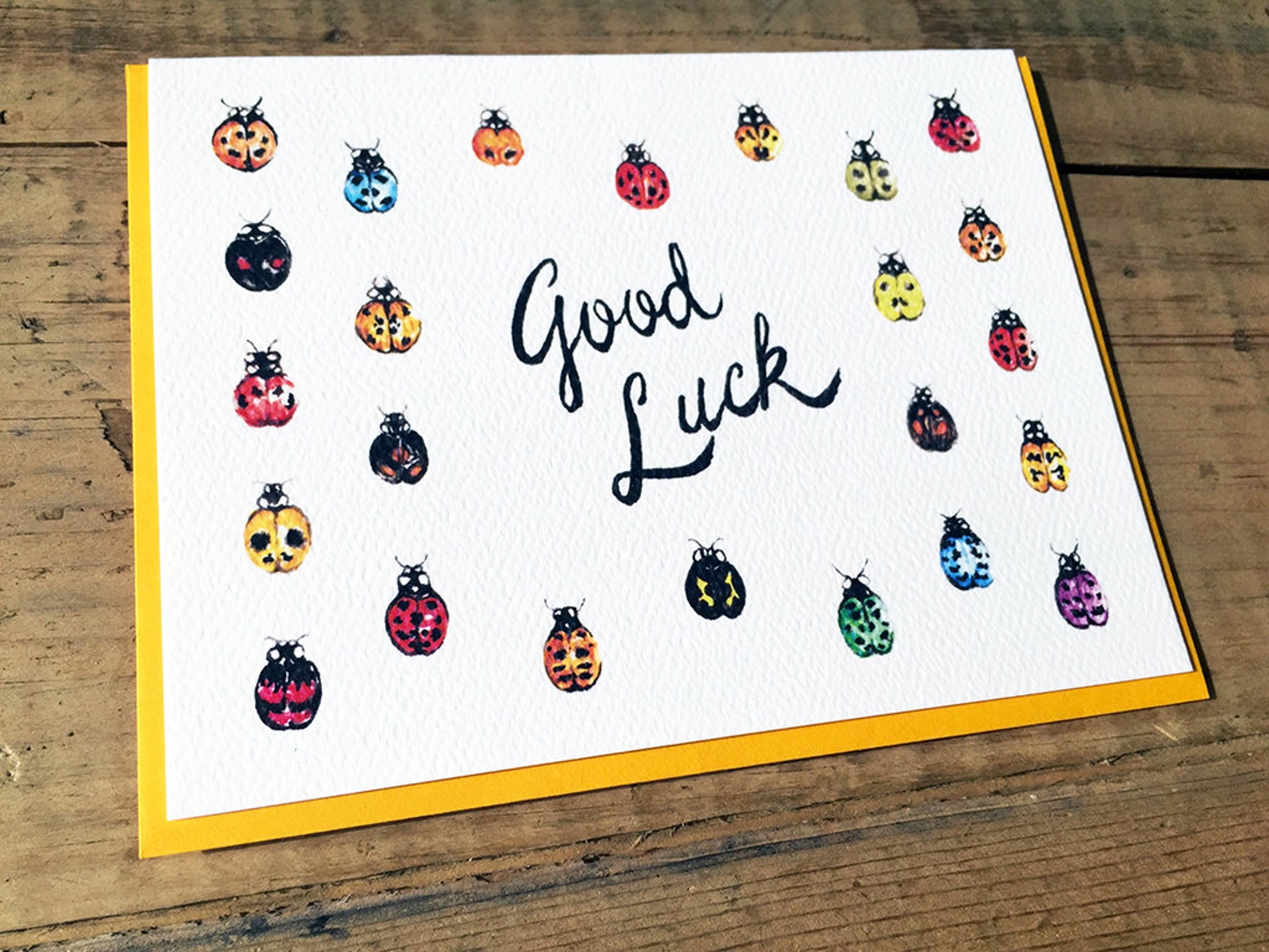 Good Luck Card / Good Luck / Well Wishes / Best Wishes / Good Luck ...