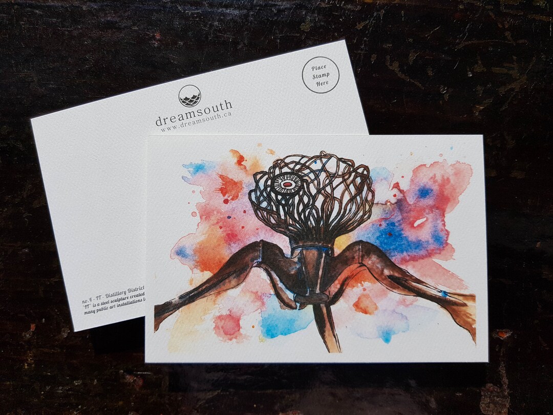 Toronto Postcard / Toronto Themed Postcard / Postcards / Watercolor ...