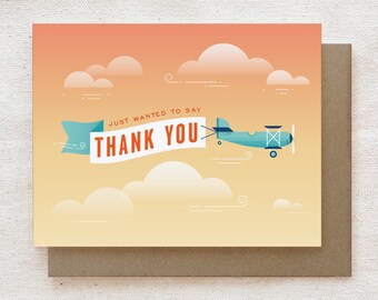 Planes thank you | Etsy