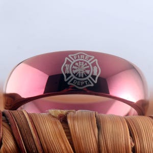 Firefighter Ring, Fire Department Jewelry, Firefighter Badge, Fire Dept ...