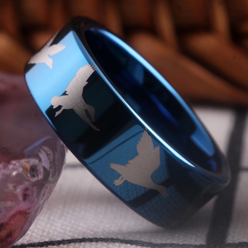 Duck Band Ring - Etsy
