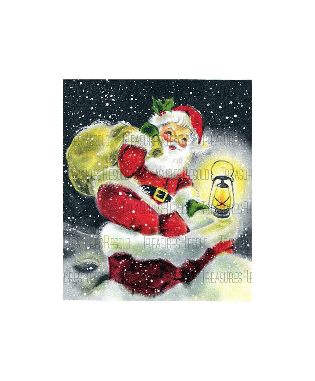 Santa Down The Chimney
