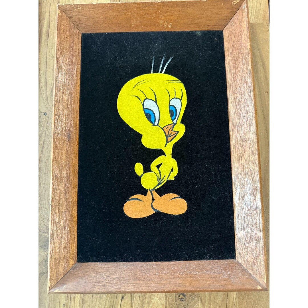 Paintings: Original Felt Tweety Bird | Donald Duck - Etsy