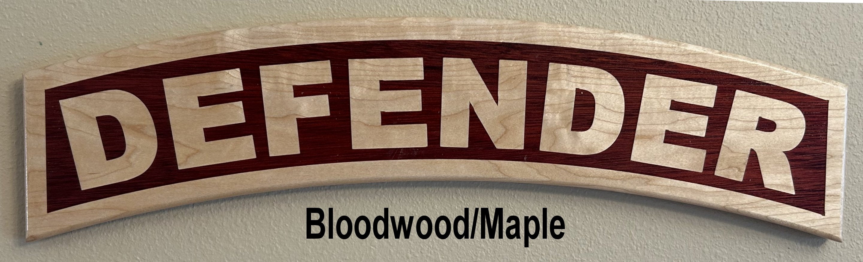Custom Wood Military Tab (18" Wide) - Etsy