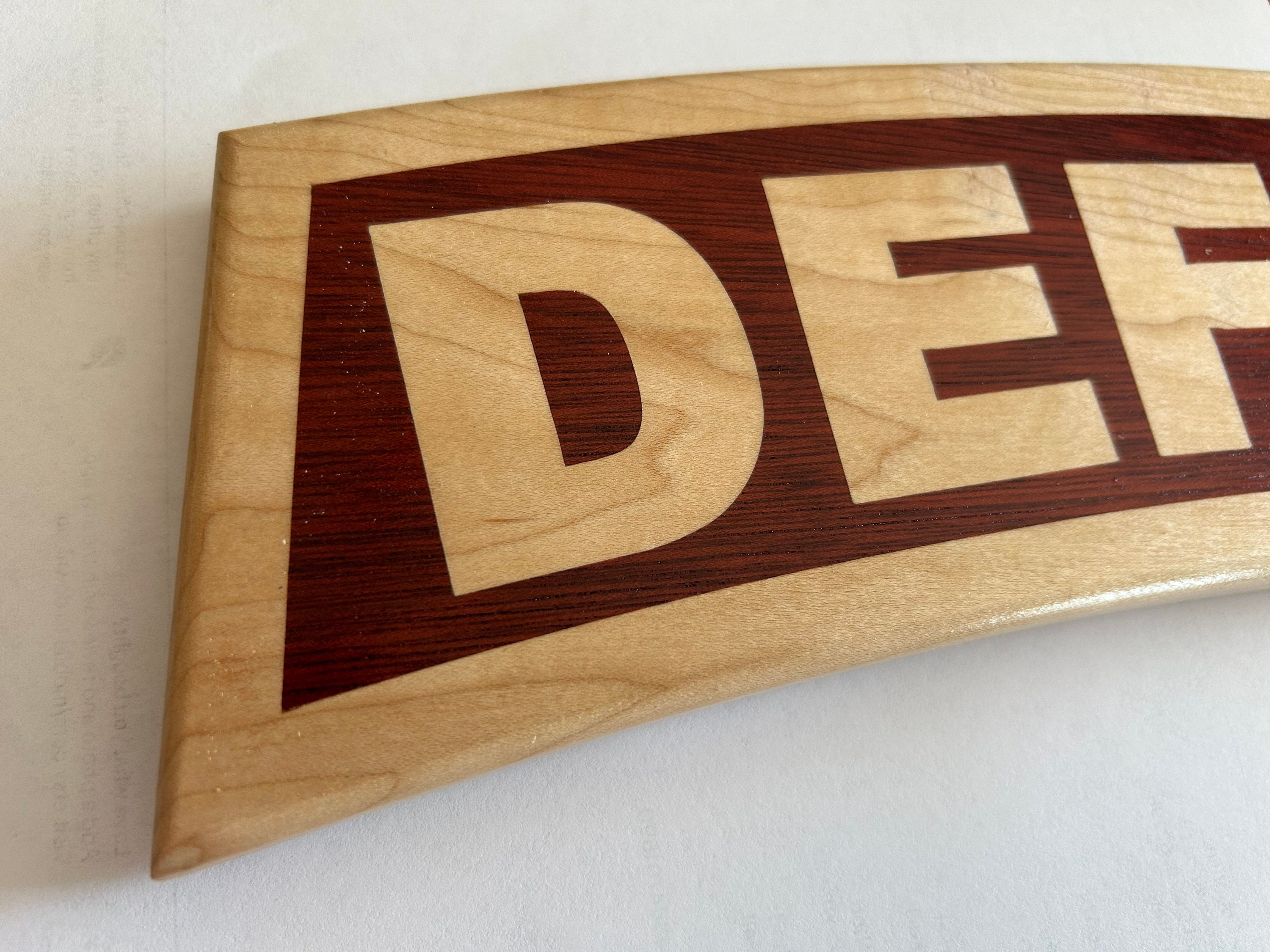Custom Wood Military Tab (18" Wide) - Etsy