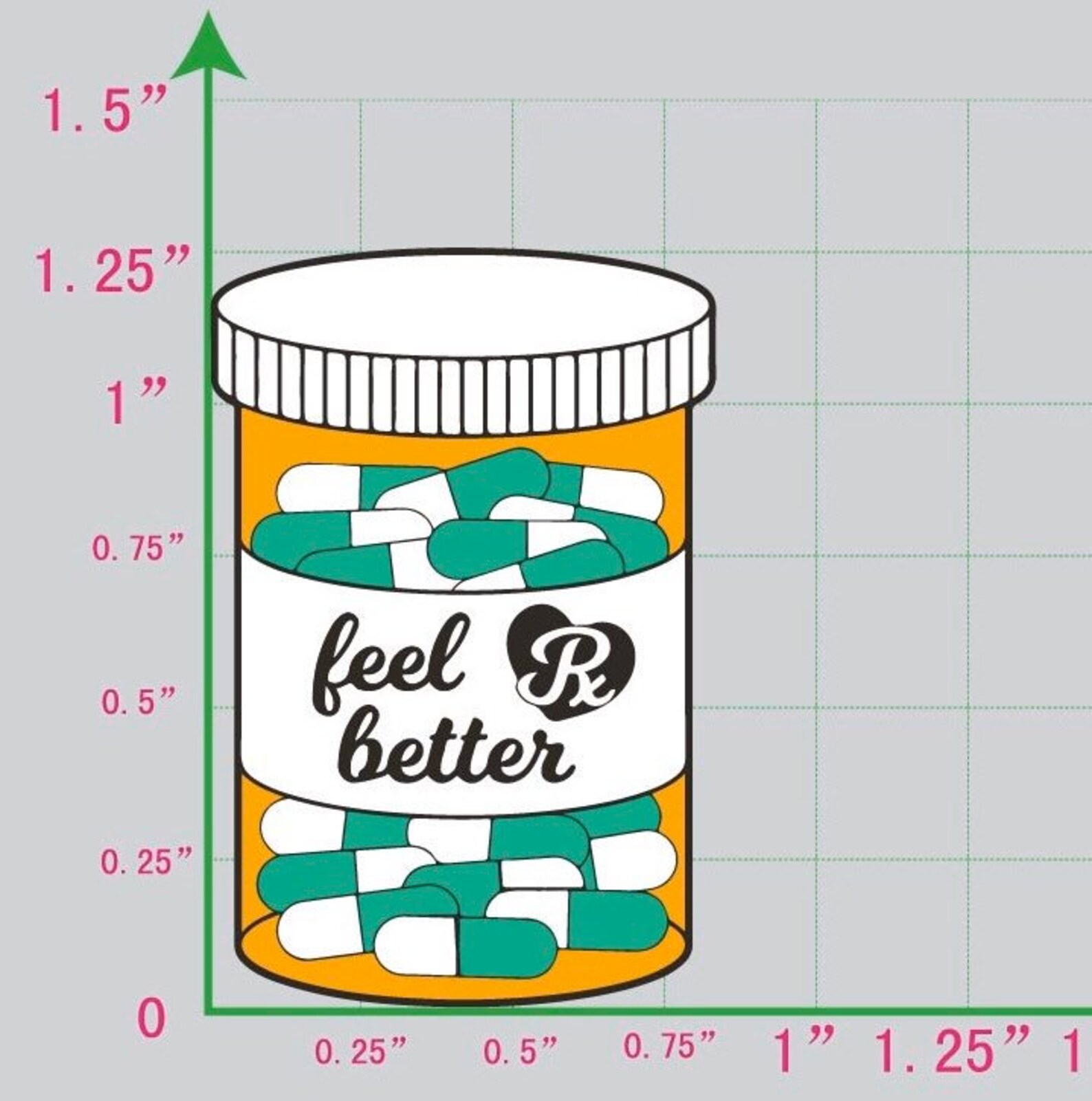 Feel Better Pill Bottle Pin - Etsy
