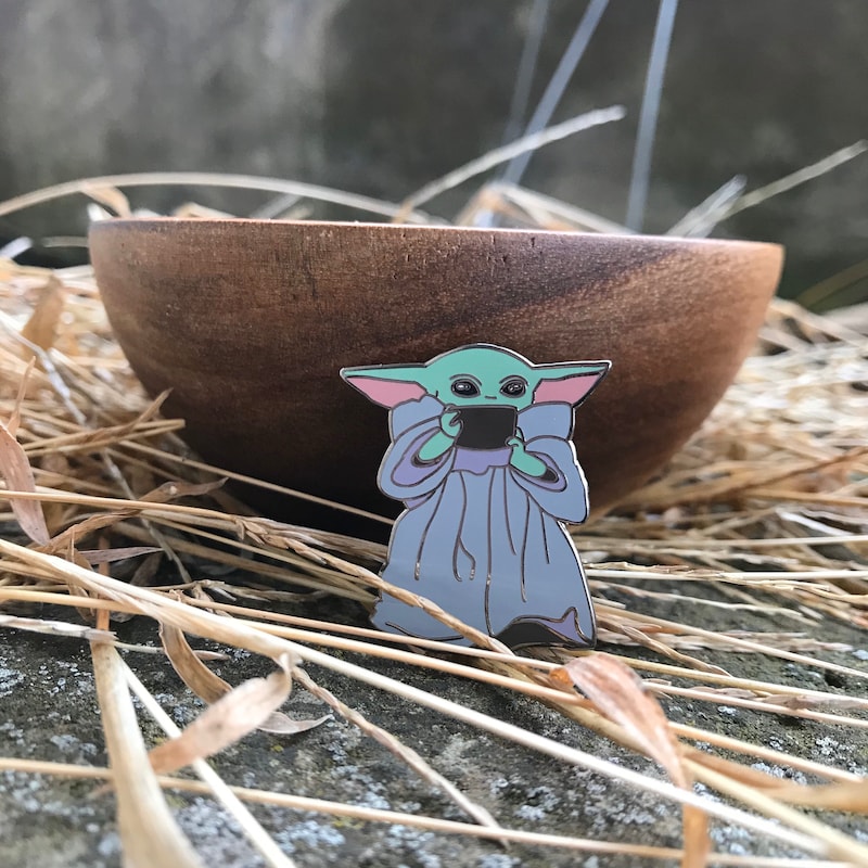 Grogu Enamel Pin - Etsy