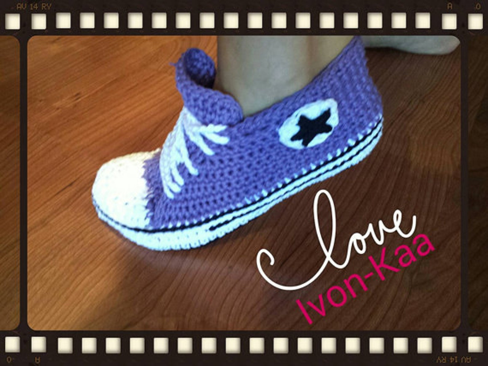 Crochet Pattern WOMAN Inspired by Converse Style Shoes PDF Pattern ...