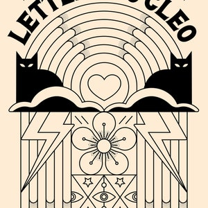 Letters to Cleo Tour Poster // 2022 (color and Black Versions) - Etsy