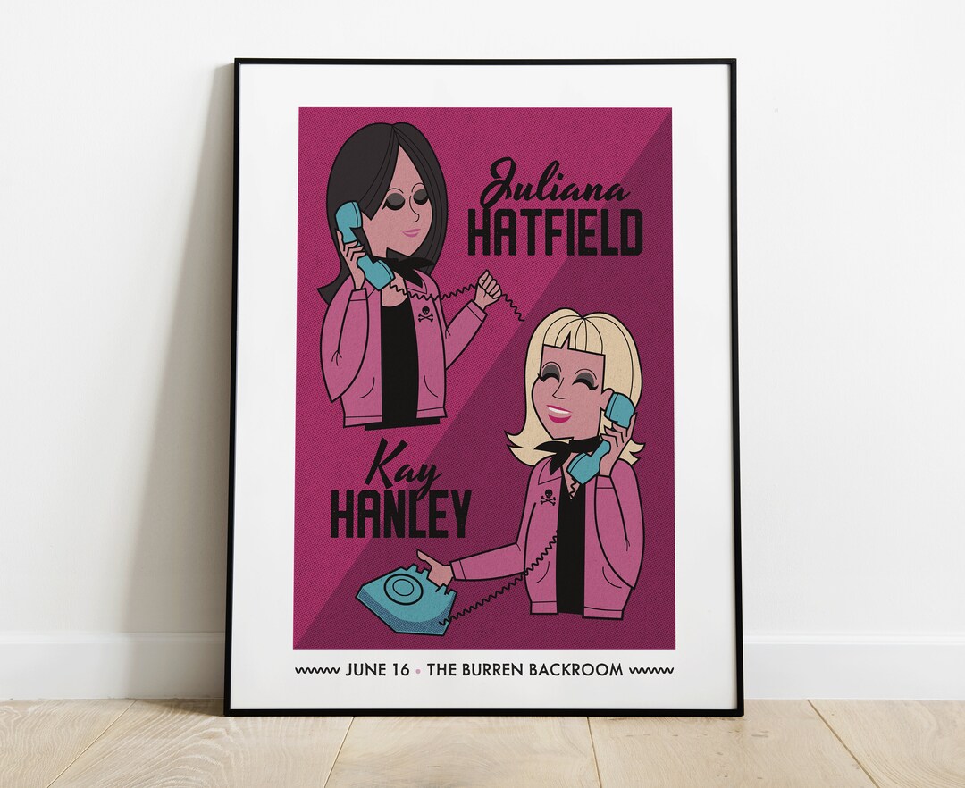 Juliana Hatfield / Kay Hanley Show Poster - Etsy