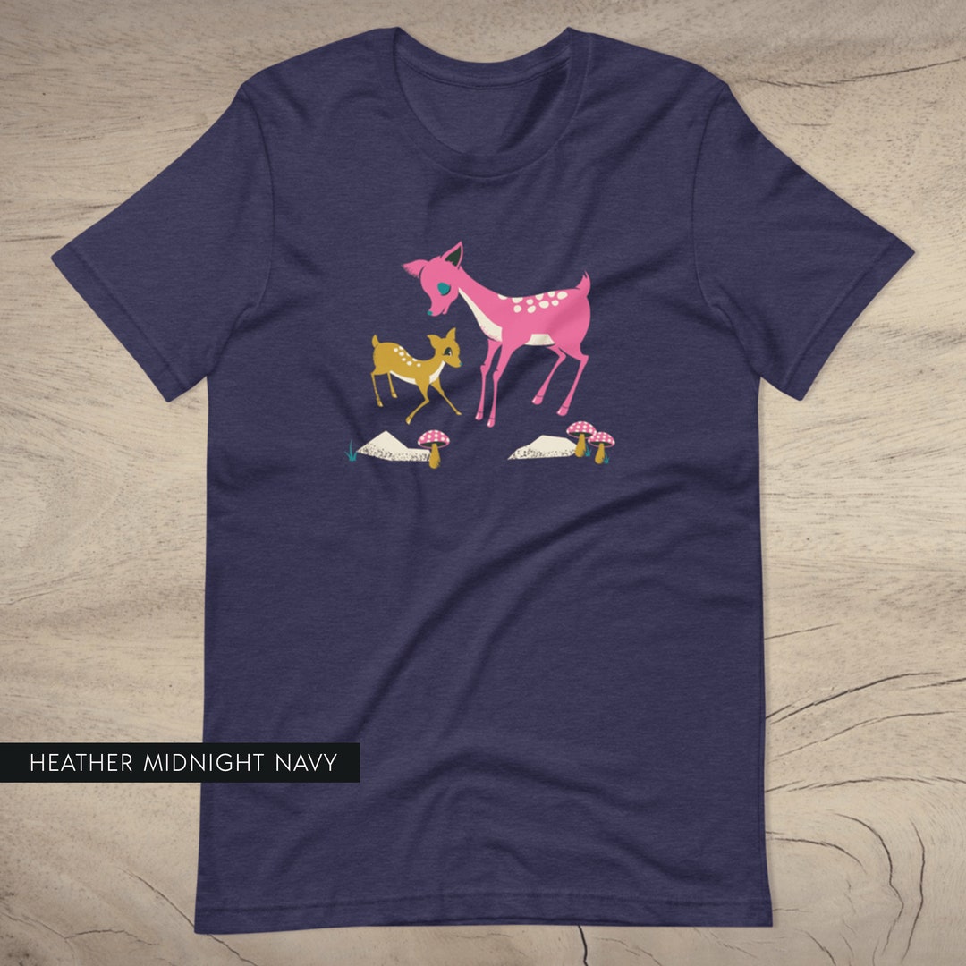 Pink Deer and Doe Tee (UNISEX SIZES) - Etsy