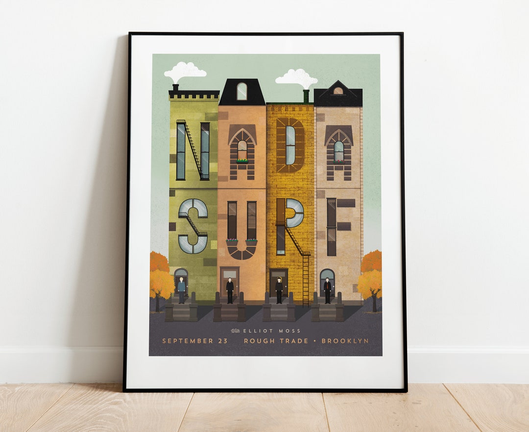 Nada Surf at Rough Trade NYC // 17x22 - Etsy