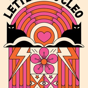 Letters to Cleo Tour Poster // 2022 (color and Black Versions) - Etsy