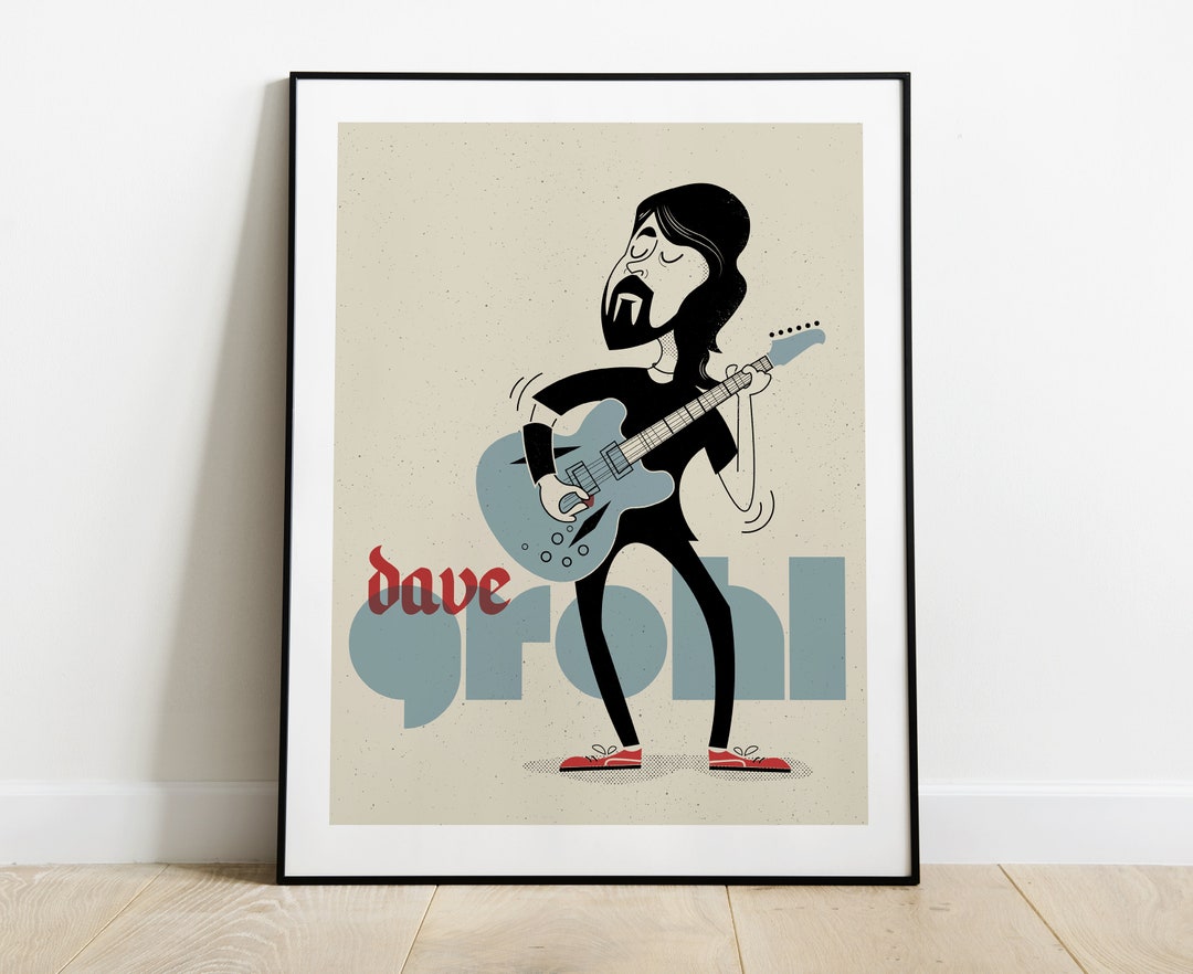 Dave Grohl Poster - Etsy