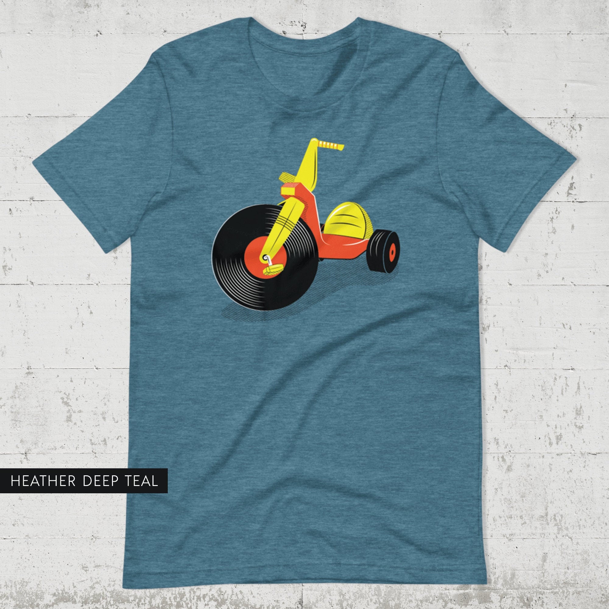 Vinyl Big Wheel Tee UNISEX SIZES | Etsy