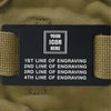 Custom Personalised Tactical MOLLE Name Tag/patch Airsoft/cosplay ...