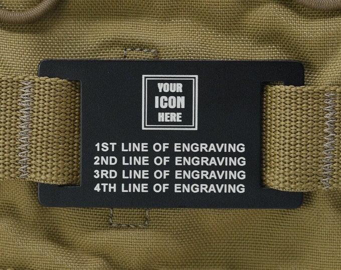 Custom Molle Tag | Ruck Tag | Tactical Patch | Molle Clip | Blood Type Patch | Ruck Tag ...