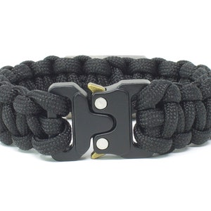 Custom Engraved Paracord Bracelet: Tactical Clasp, Military Style - Etsy