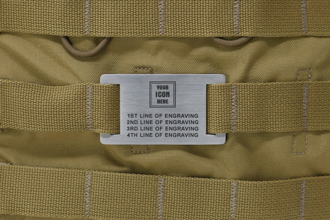 Custom Molle Tag | Gear Tag | Morale Patch | Molle Clip | Tactical ...