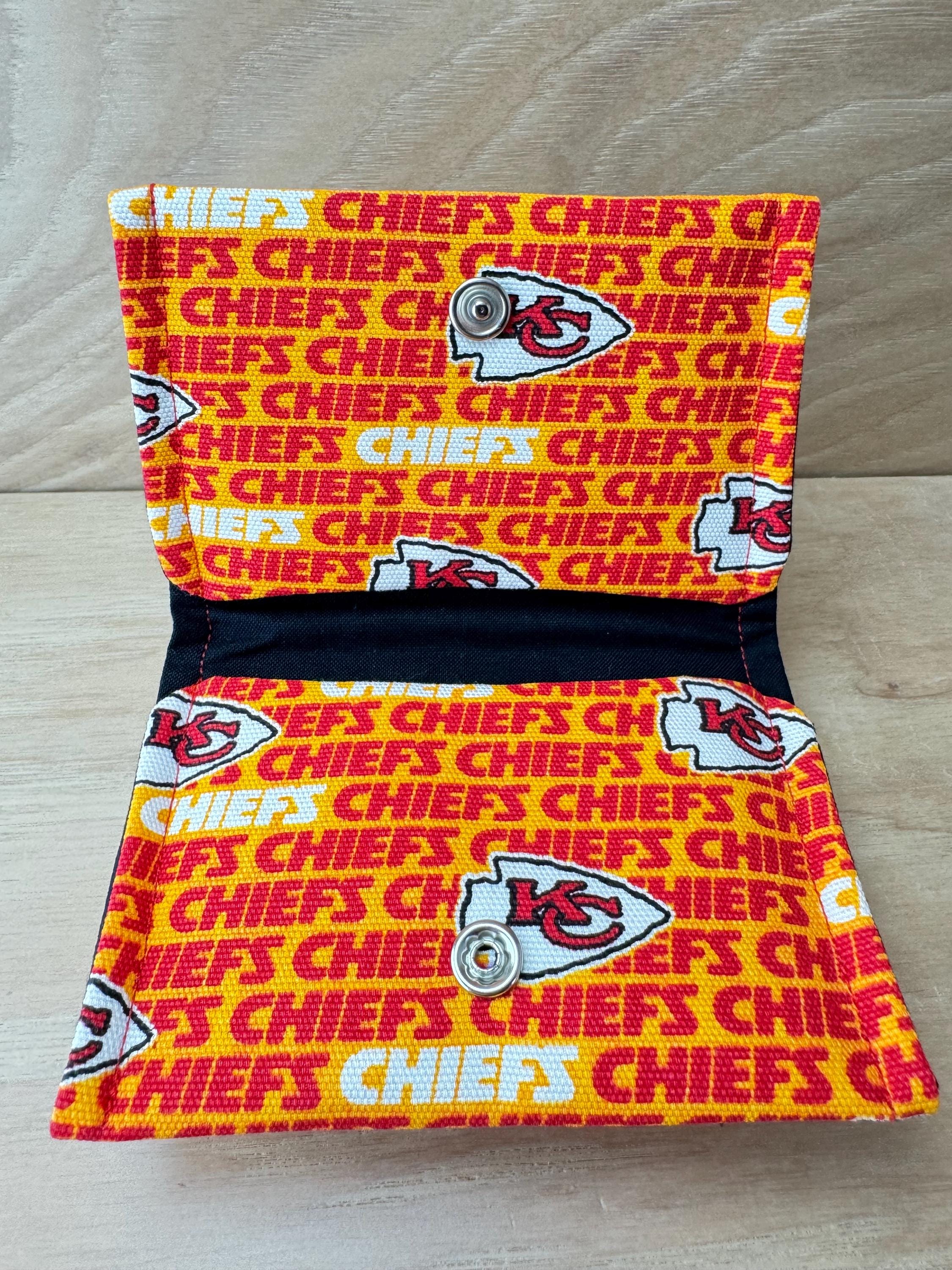 Kansas City Chiefs Slim Credit Card Wallet/ Business Card Wallet - Etsy
