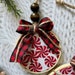 Peppermint Candy Embroidery Hoop Christmas Ornaments, Candy Cane Decor ...