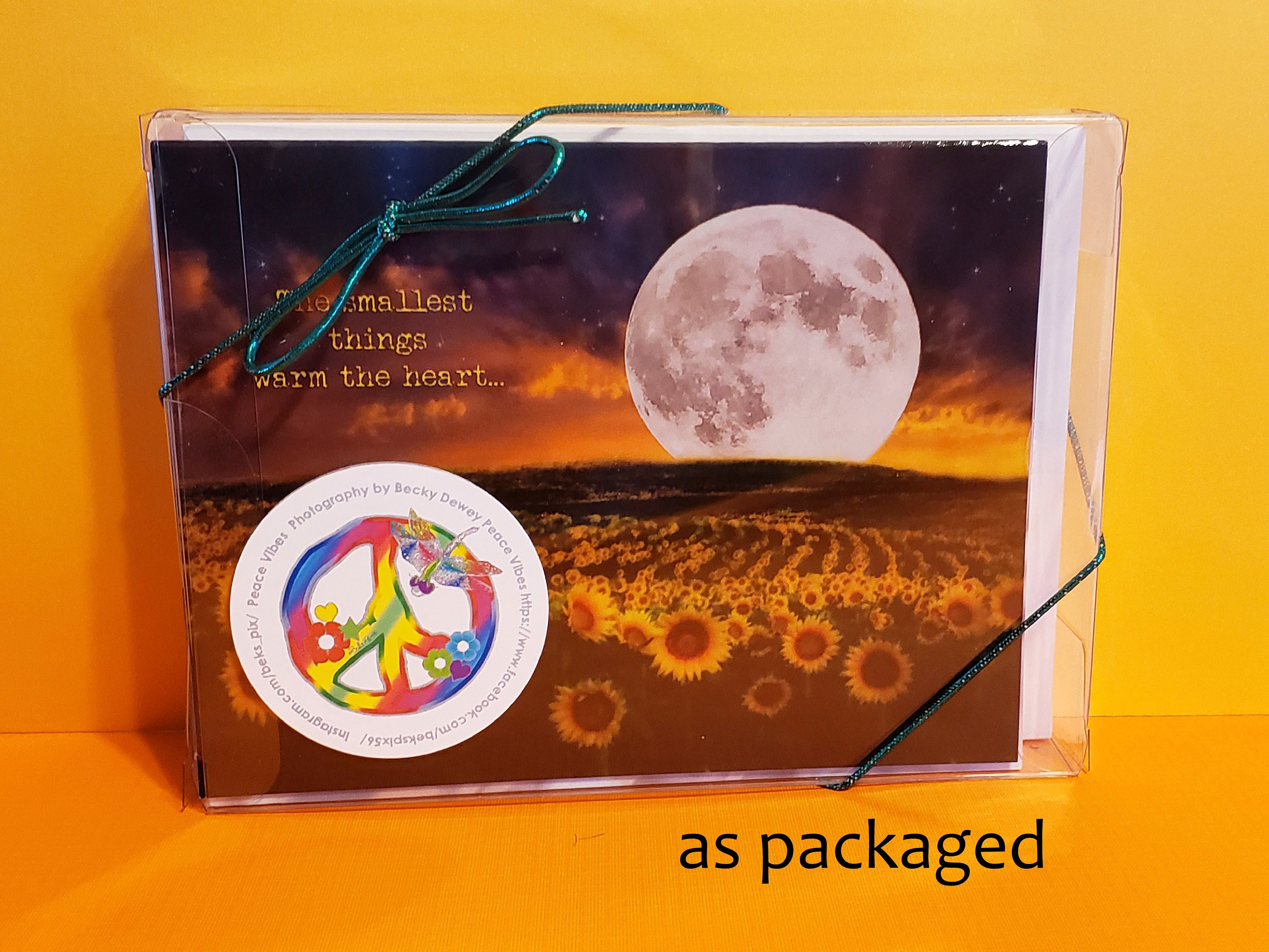 Peace.vibes Nature Photography Notecard Set/10 With Envelopes (ltd ...