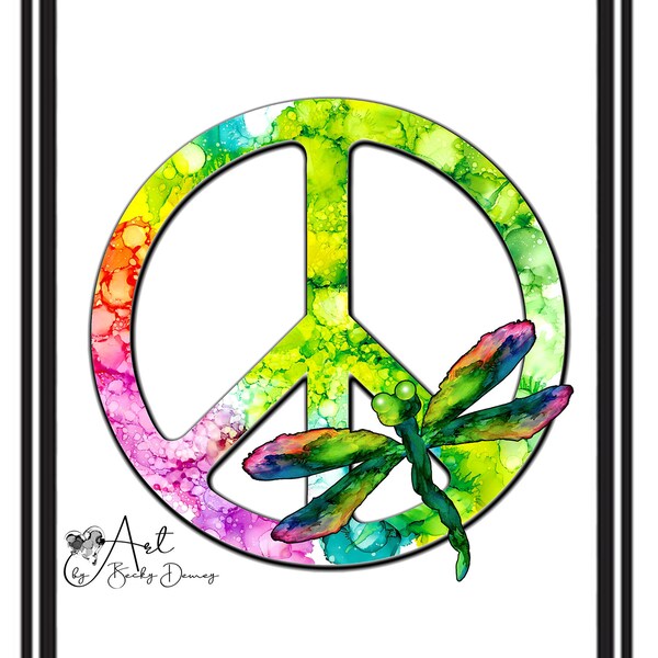 Peace Sign Wallpaper - Etsy