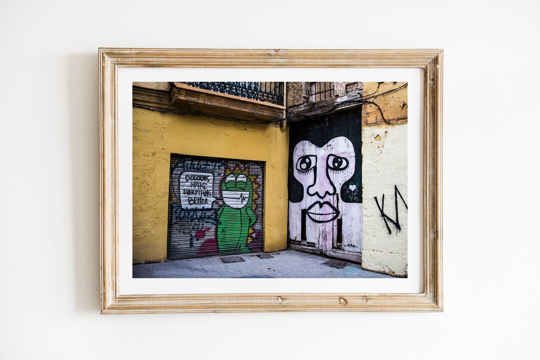 Graffiti Print, Spanish Travel Photography, Downloadable Print ...