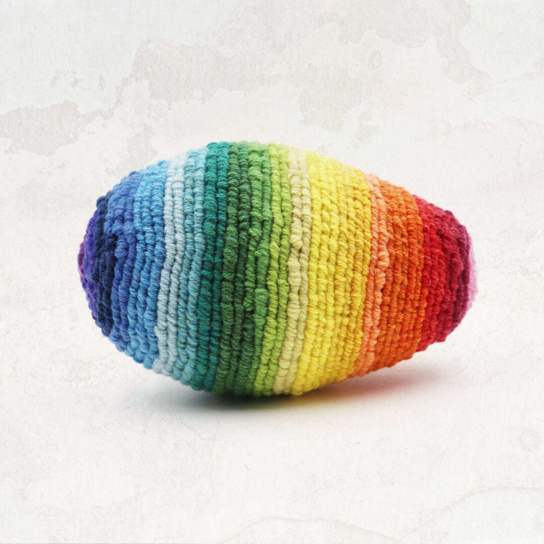 GIANT RAINBOW EGG Crochet Tutorial - Etsy
