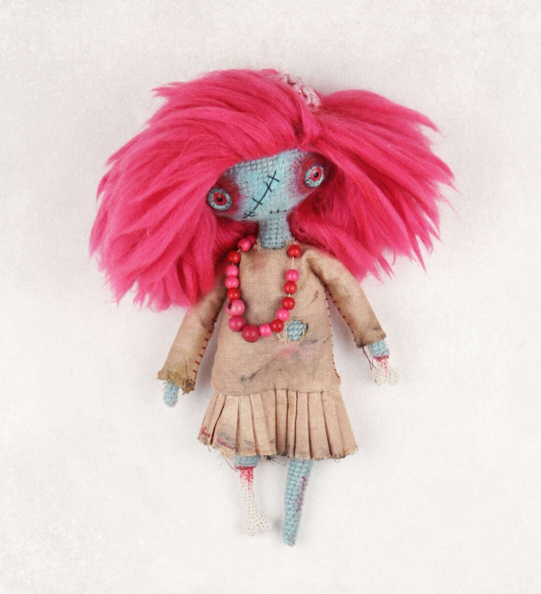 ZOMBIE GIRL | Mixed Media PDF Tutorial - Etsy