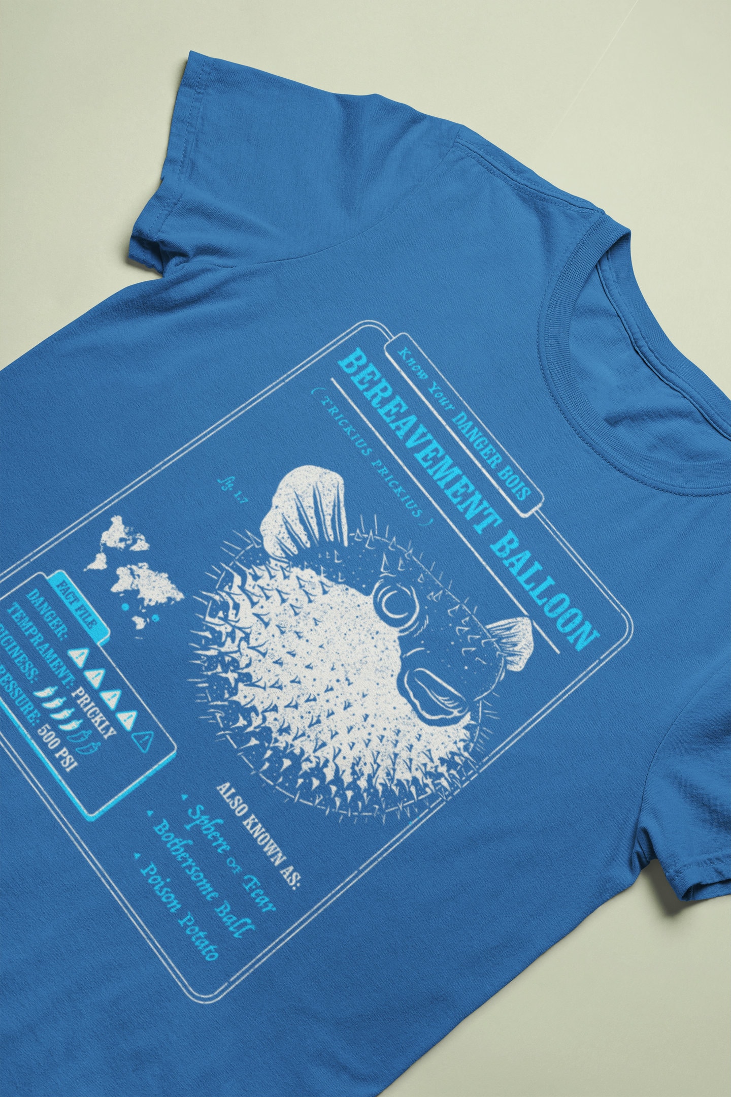 Pufferfish T-shirt know Your Bereavement Balloon - Etsy