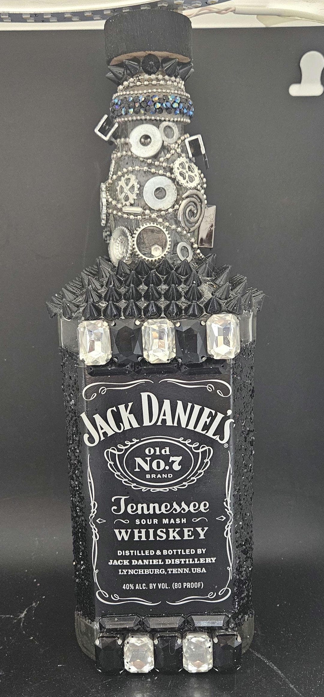 Steam Punk and Glam Jack Daniels Bottle - Etsy