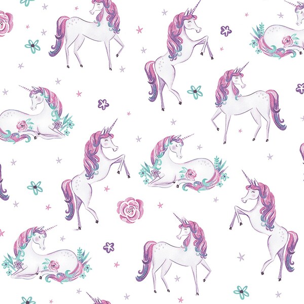 Unicorn Fabric - Etsy