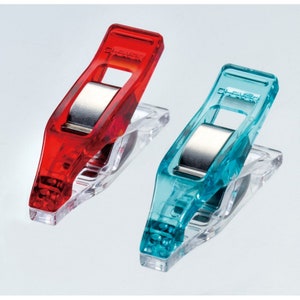 Mini Wonder Clips - 20 Piece / Red and Blue Clover 3188 - Etsy