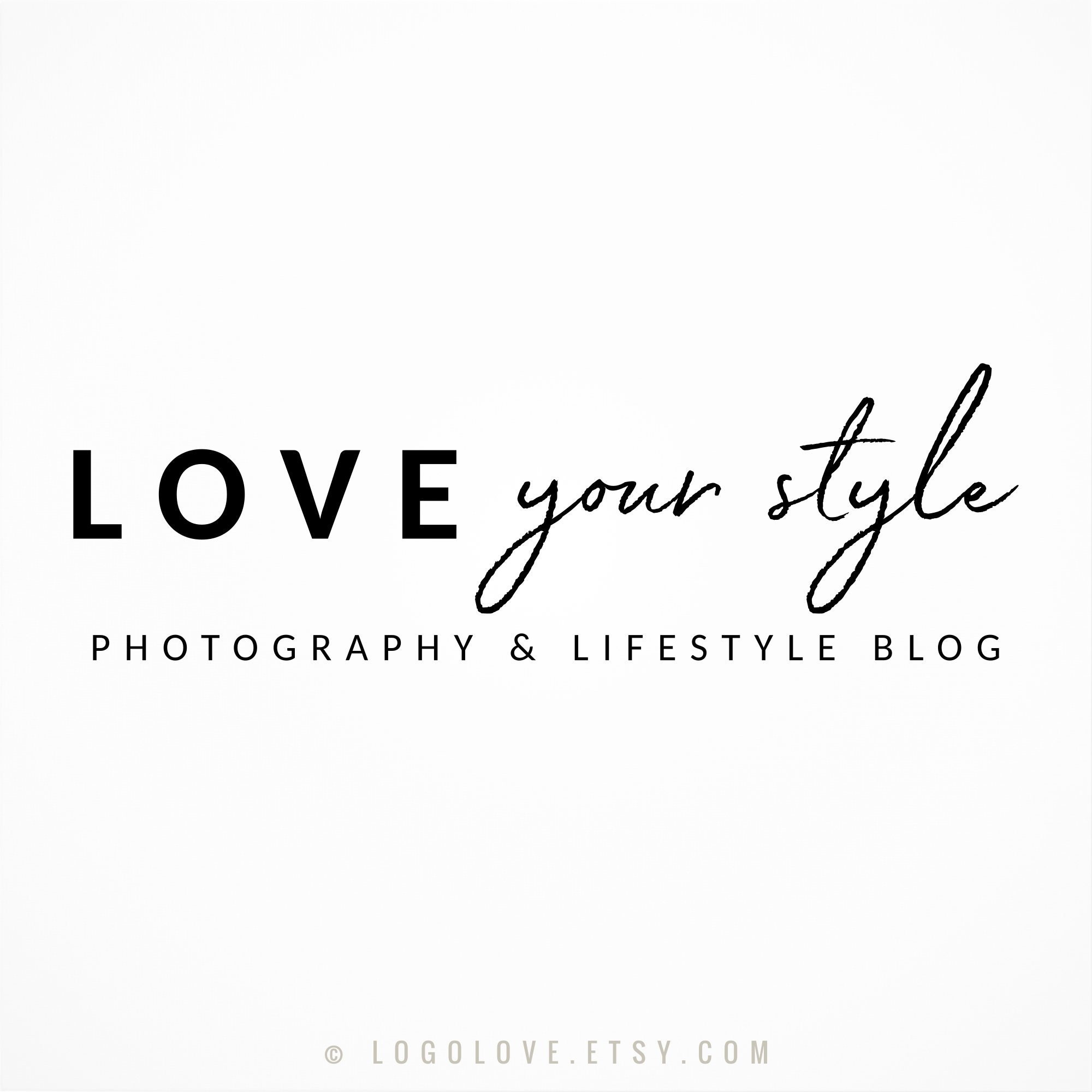 Love Your Style Premade Logo Design - Etsy