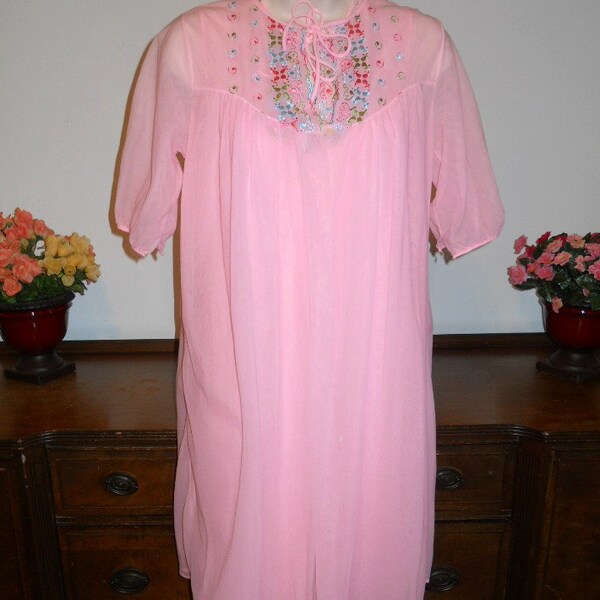 Sheer Nightgown Negligee - Etsy