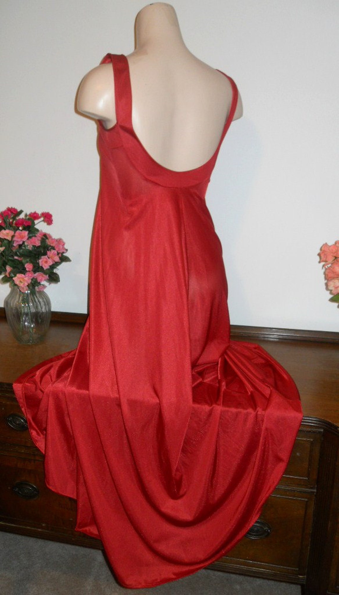 Vintage 1970's Slumber Suzy Dreamwear Long Nightgown Dark | Etsy