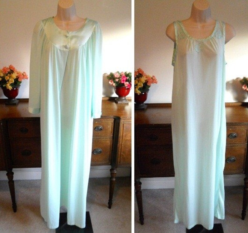 Vintage Daisyfresh Peignoir Set 1970's Negligee Set - Etsy