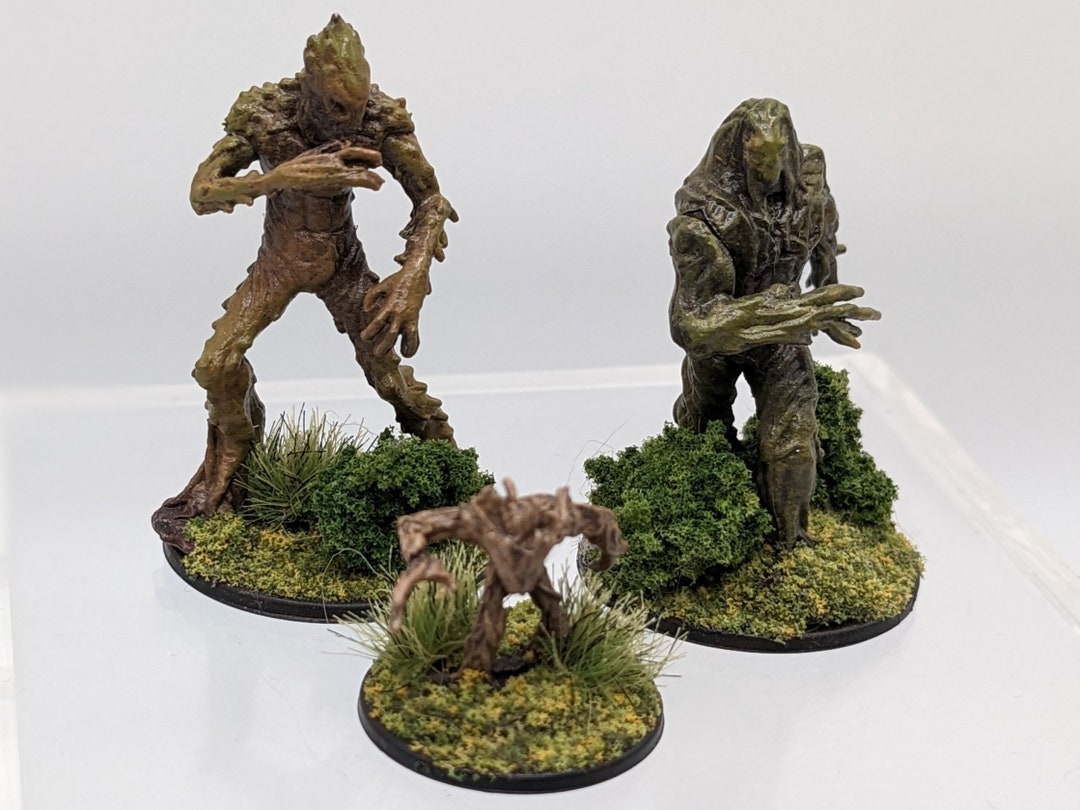 Set of 3 Hand Painted Wizkids Blight Miniatures - Etsy
