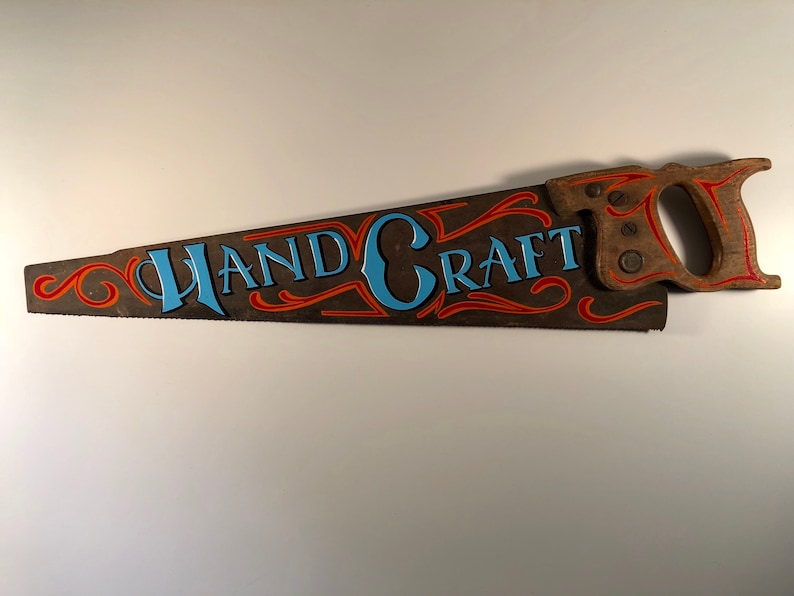 Painted Hand Saw - Etsy