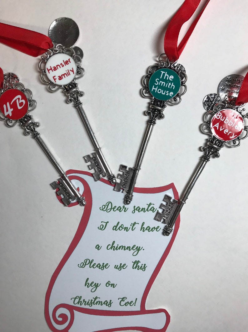 Santa's Magic Key. Key for Santa. Santa Key. Special | Etsy