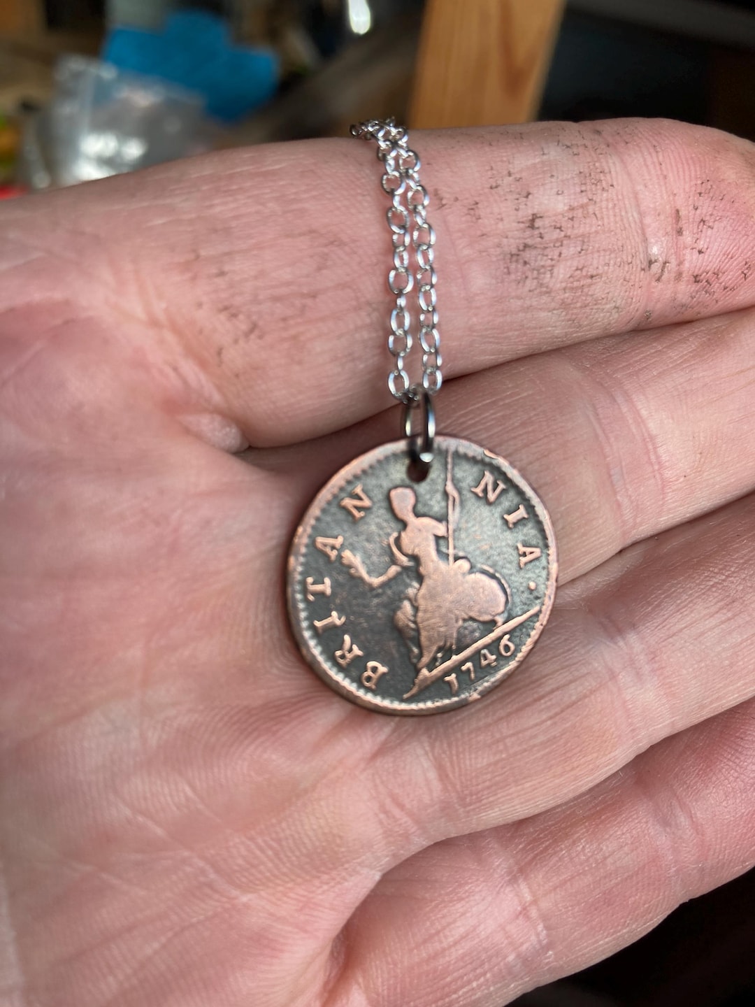 Battle of Culloden Era. Genuine 1746 Copper Farthing. Outlander ...