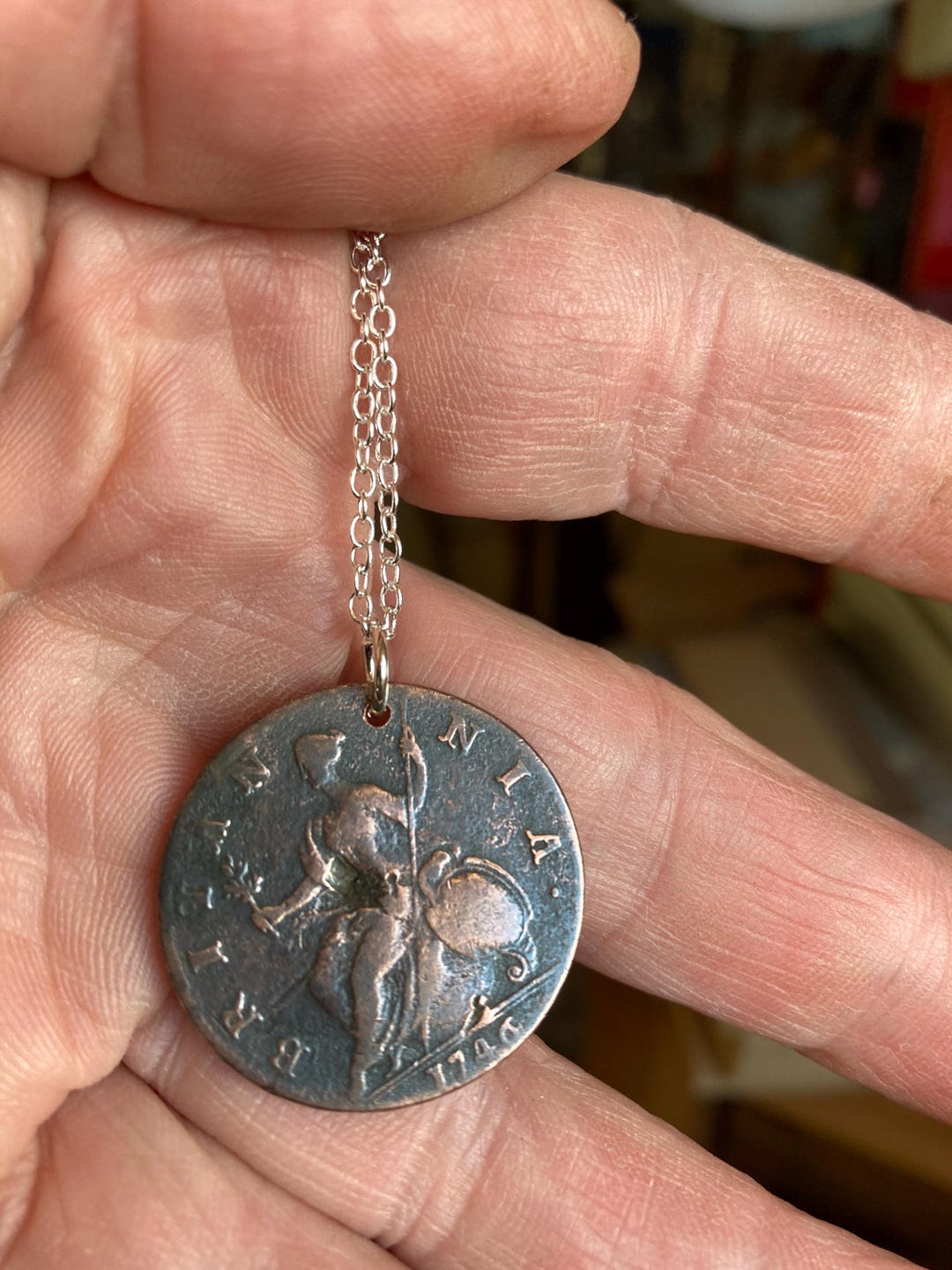 Battle of Culloden Era. Genuine 1746 Copper Half Penny. Outlander ...