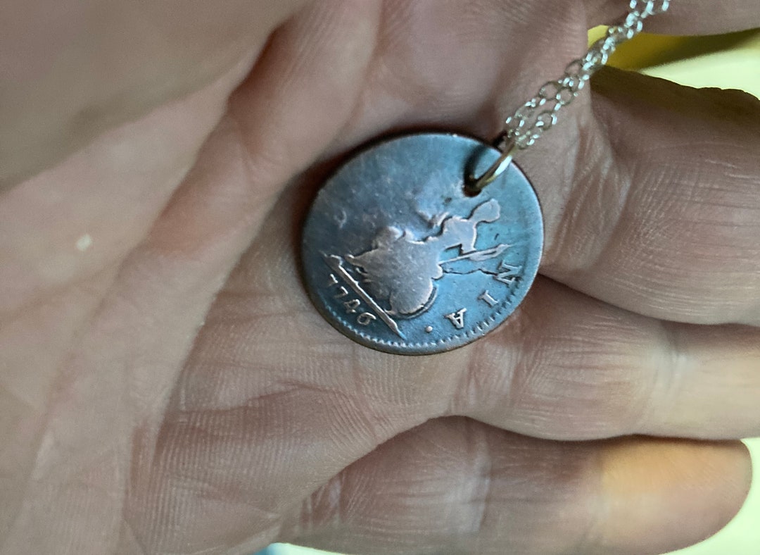 Battle of Culloden Era. Genuine 1746 Copper Farthing. Outlander ...