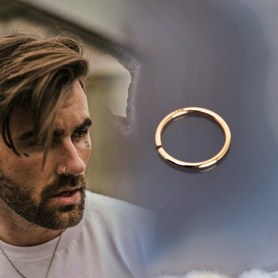 Mens Guys 14K Real Pure Solid Yellow Gold 20g Minimalist Body | Etsy