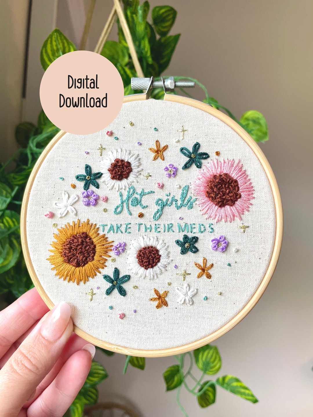 Hot Girls Pdf Pattern Embroidery Digital Download Embroidery Pdf - Etsy