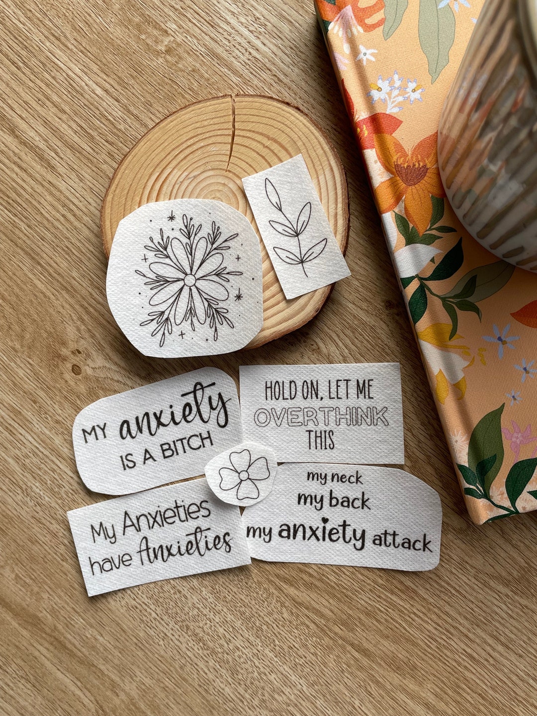 Stick and Stitch Anxiety Quote Embroidery Stick and Stitch Embroidery ...