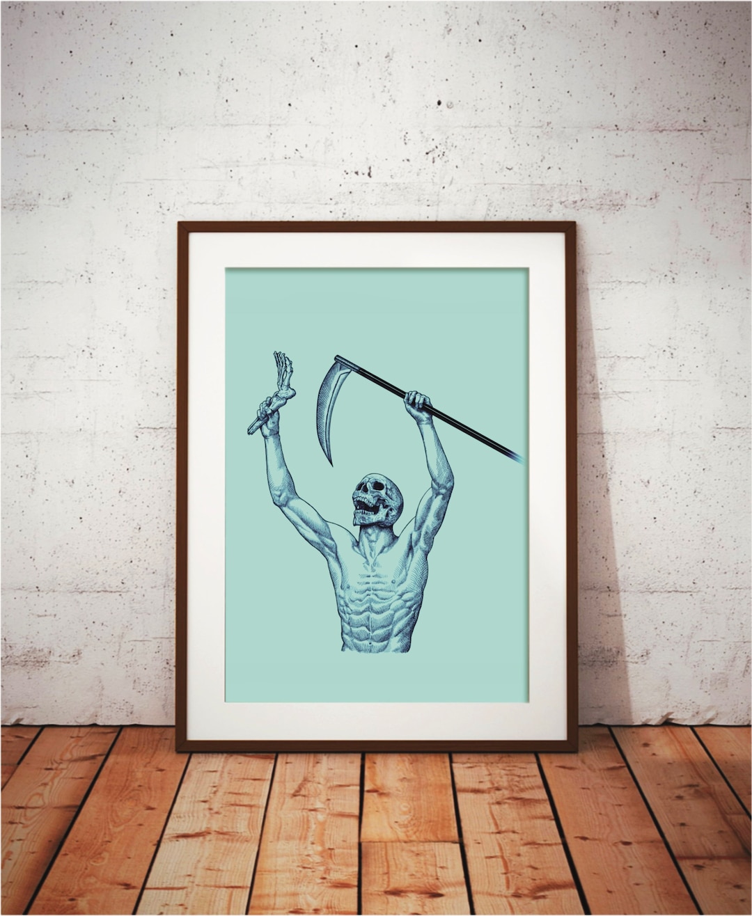 Fear the Reaper - Leg Locker, Jiu Jitsu - Bjj, Judo, Skull Wall Art ...
