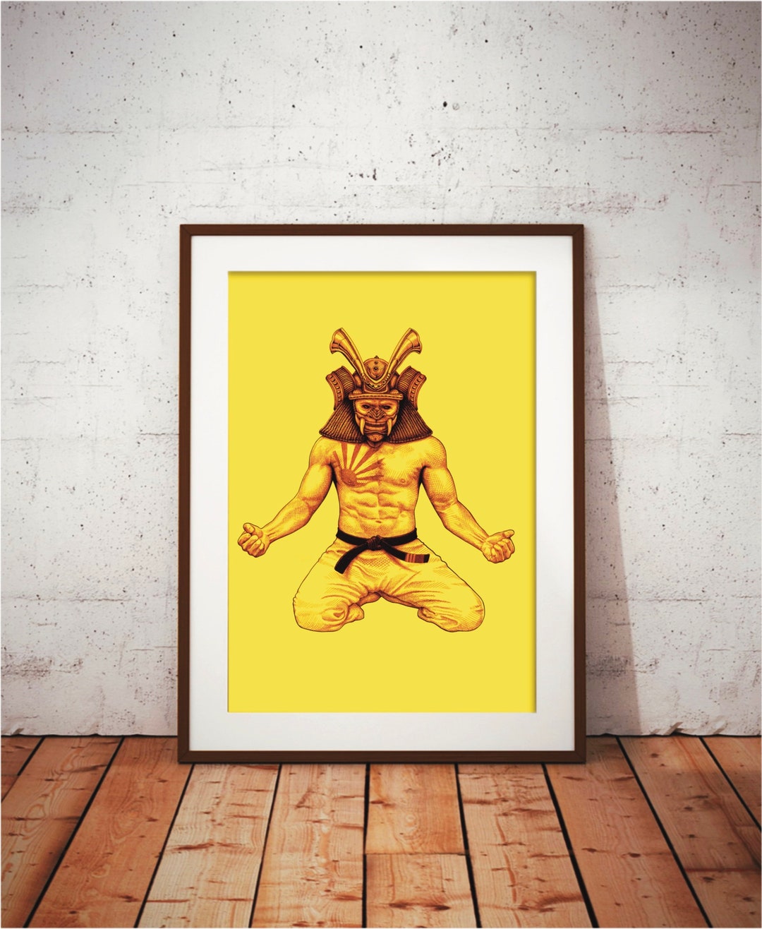 Samurai - Japan Flag, Jiu Jitsu Gift - Bjj Gift, Judo, Samurai Print ...